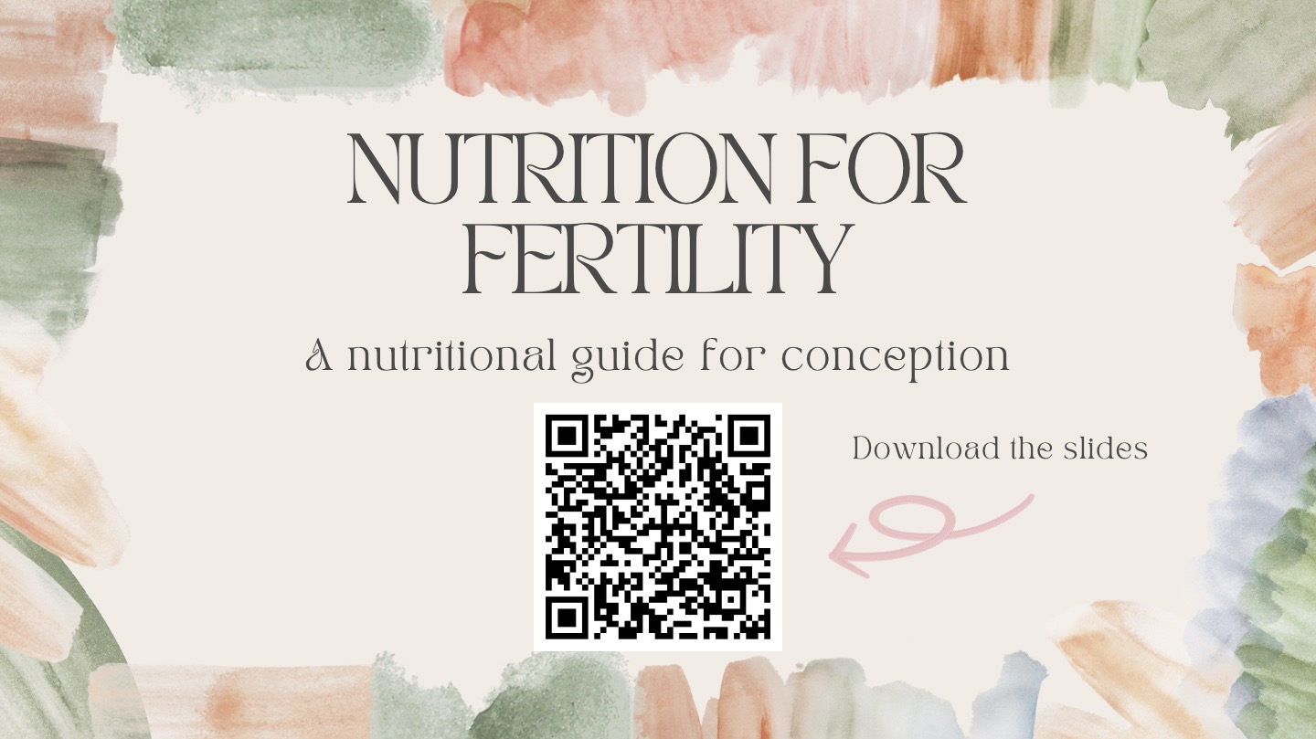 Nutrition for Fertility